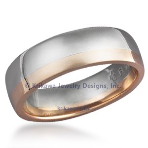 Side Stripe Wedding Band