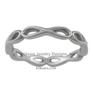 Simple Infinity Wedding Band