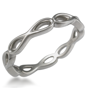 Simple Infinity Wedding Band