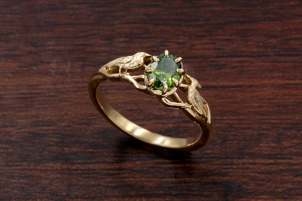 Bird Watcher Engagement Ring