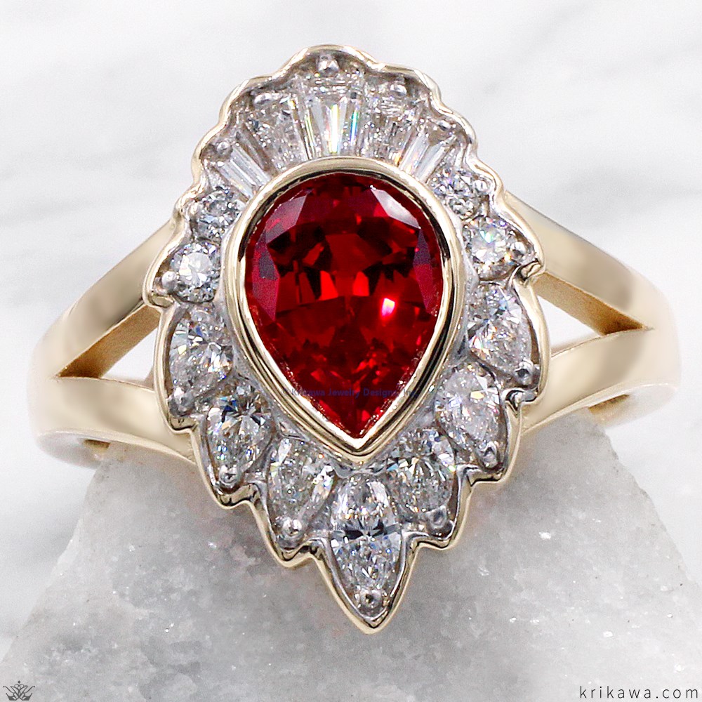 Lion's Mane Engagement Ring - Non-Traditional Style Rings