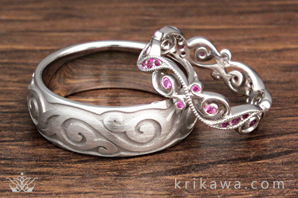 Delicate and Diamond Infinity Symbol Wedding Rings for Women | Krikawa