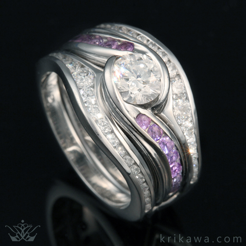 Curved Bands and Engagement Ring Wraps | Custom Fit Contoured Bands by ...